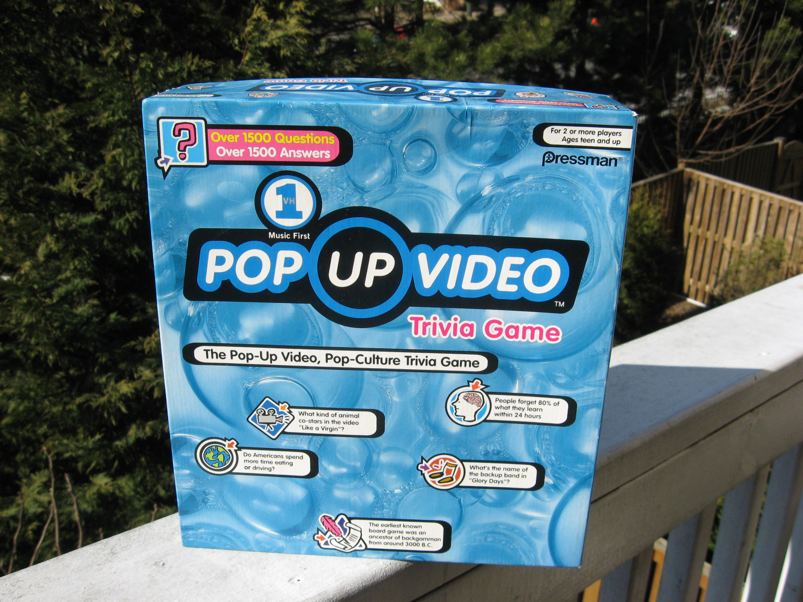 VH1 Pop Up Video Trivia Game 1999 Pressman Opened But Never Played ...