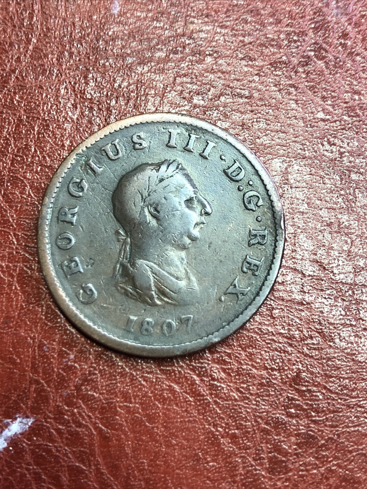 GREAT BRITAIN 1807 GEORGIUS III EXTREMELY RARE COIN IN NICE CONDITION ...