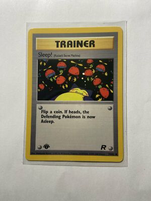 Sleep! Team Rocket Near mint English 1st edition 79/83 | eBay