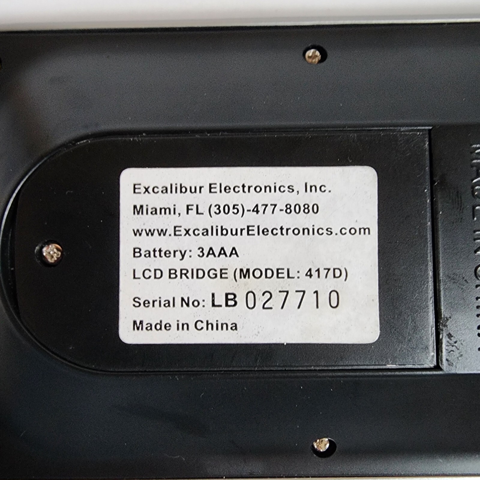 Excalibur Deluxe LCD Bridge Handheld Game Xc5488gn for sale online | eBay