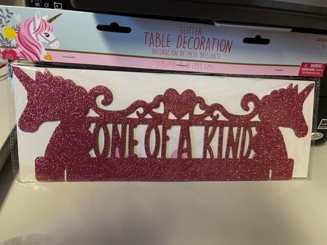 Unicorn Table Decorations