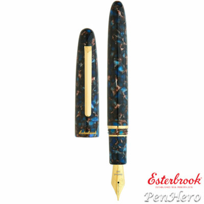 Esterbrook Estie Nouveau Bleu Gold Plate Trim Fountain Pen Medium ...