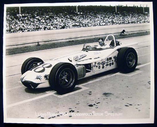 1964 LLOYD RUBY INDIANAPOLIS MOTOR SPEEDWAY PHOTOGRAPH 3rd PLACE WINNER ...