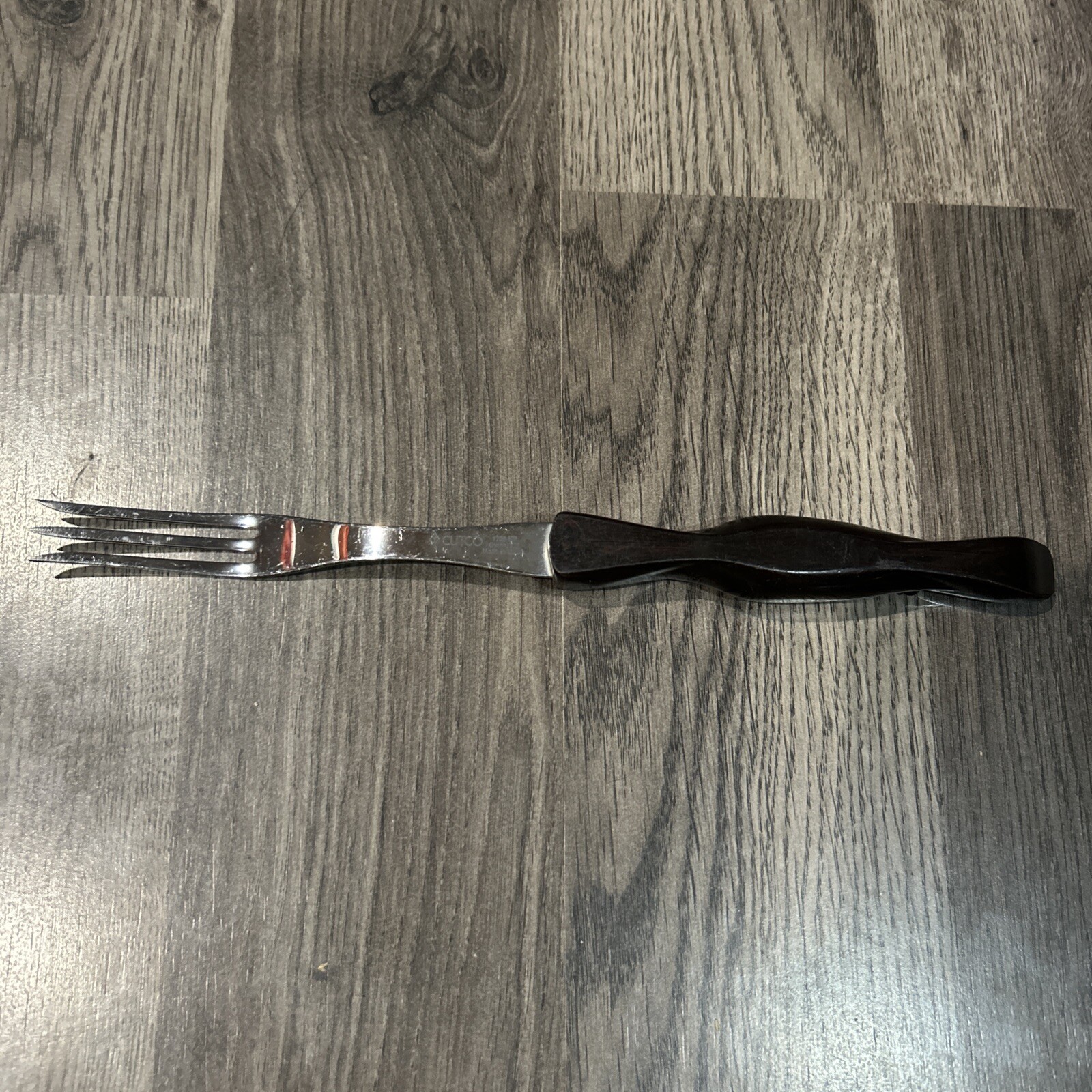 CUTCO 1726 KP Turning Serving Fork 3 Prong 11", Brown Swirl Handle | eBay