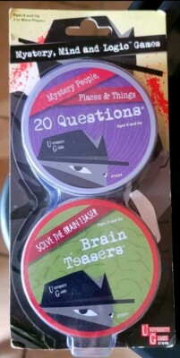 Mystery Mind and Logic Games 2 Pack - 20 Questions and Brain Teasers ...