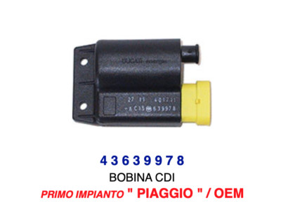 43639978 Bobina CDI Piaggio LIBERTY 50 4T PTT ( DEU ) 07-12 | eBay