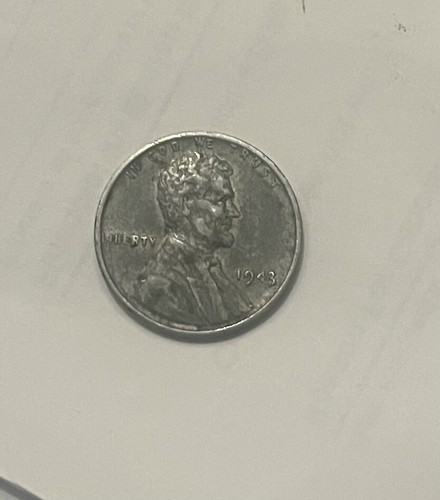 1944 Lincoln Wheat Cent ~ 1943 Lincoln Steel Cent ~ WWII Coins No Mint ...