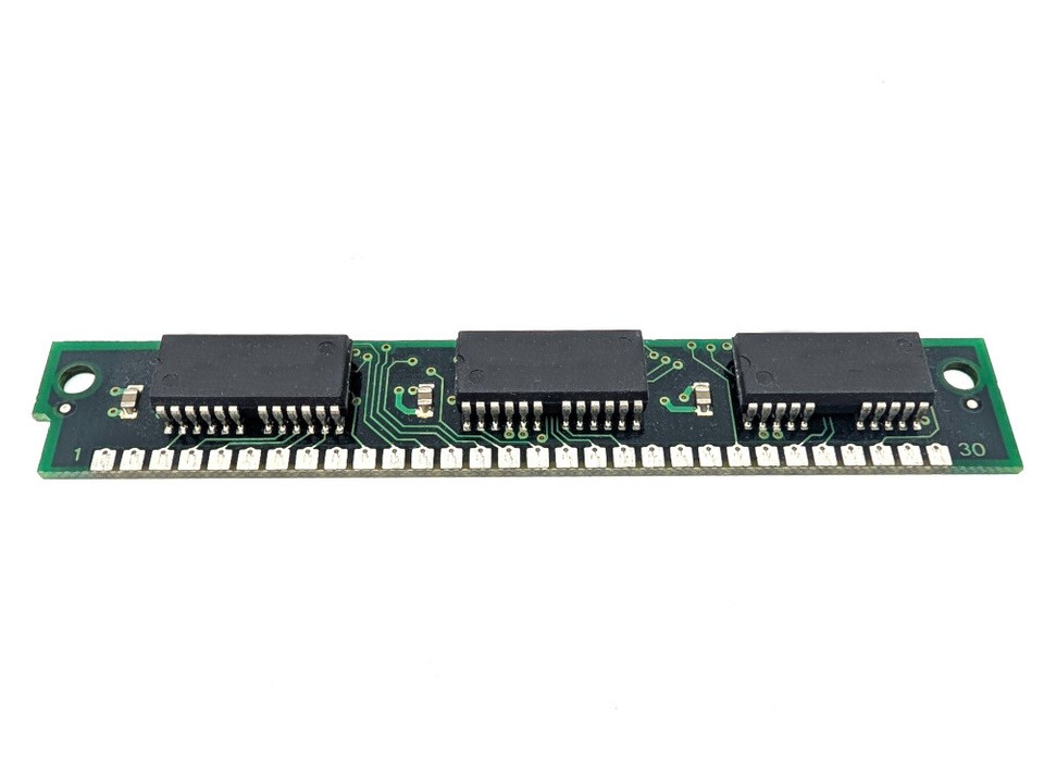 1MB 30-Pin SIMM Memoria FPM RAM 1Mx9 Parità Lato Singolo 3 Chip A514400 ...