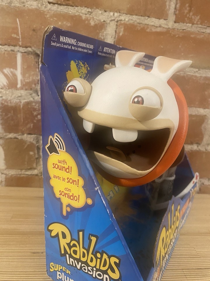 Rabbids Invasion Plunger Blaster Sound Gun 2014 New In Box Nickelodeon ...