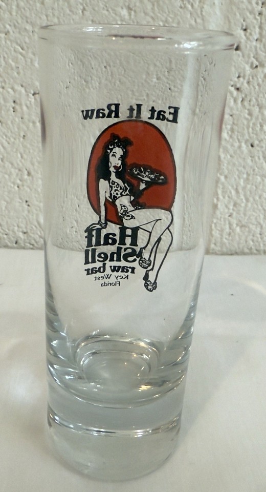 Key West Florida Souvenir Shot Glass Eat It Raw | eBay