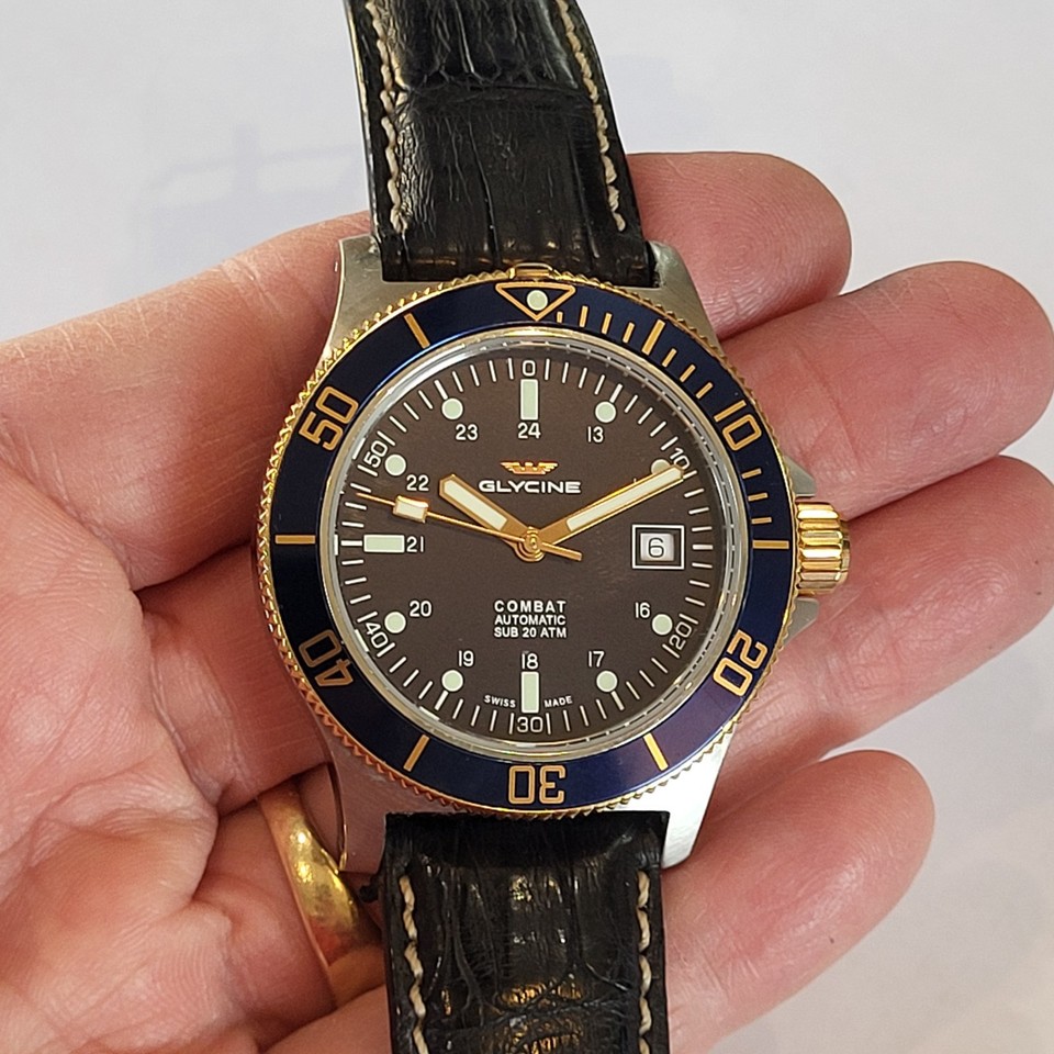 F20 GLYCINE COMBAT SUB BEAUTIFUL GOLD & SILVER ref GL0089 MINT ...