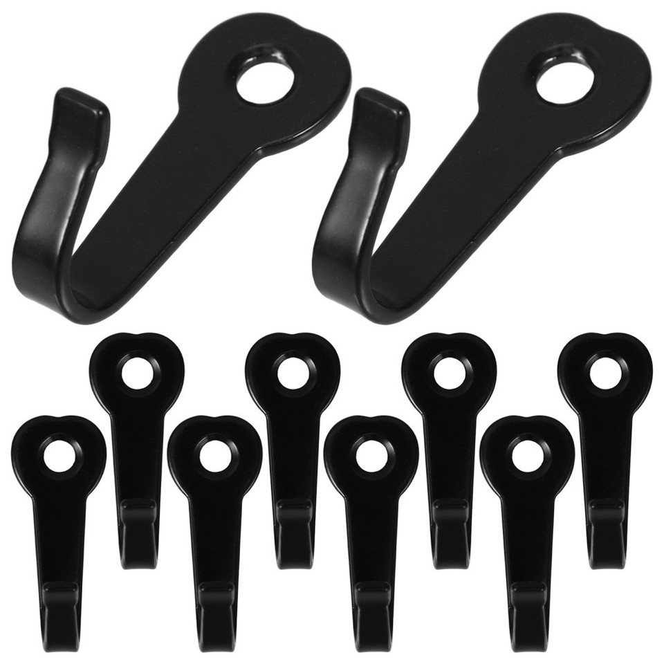 10pcs Metal Wall Hooks Set Heavy Duty Hanging Hooks for Bathroom ...