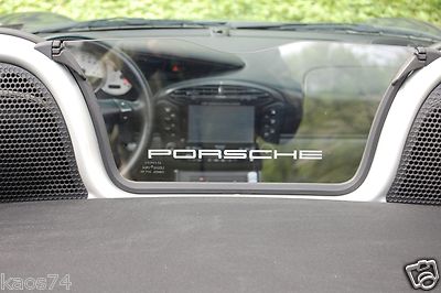Fits Porsche Boxster Boxster S 986 Windscreen Etched Glass Decal 987 | eBay