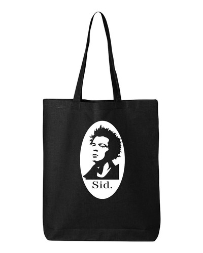 Sid Vicious Pistols Punk Cotton Canvas Reusable Shopping Bag 27L Black Tote | eBay