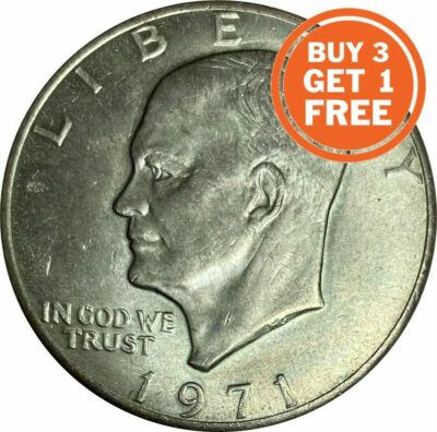 USA ONE 1 DOLLAR COIN ESIENHOWER CHOICE OF DATE 1971 TO 1981 | eBay UK