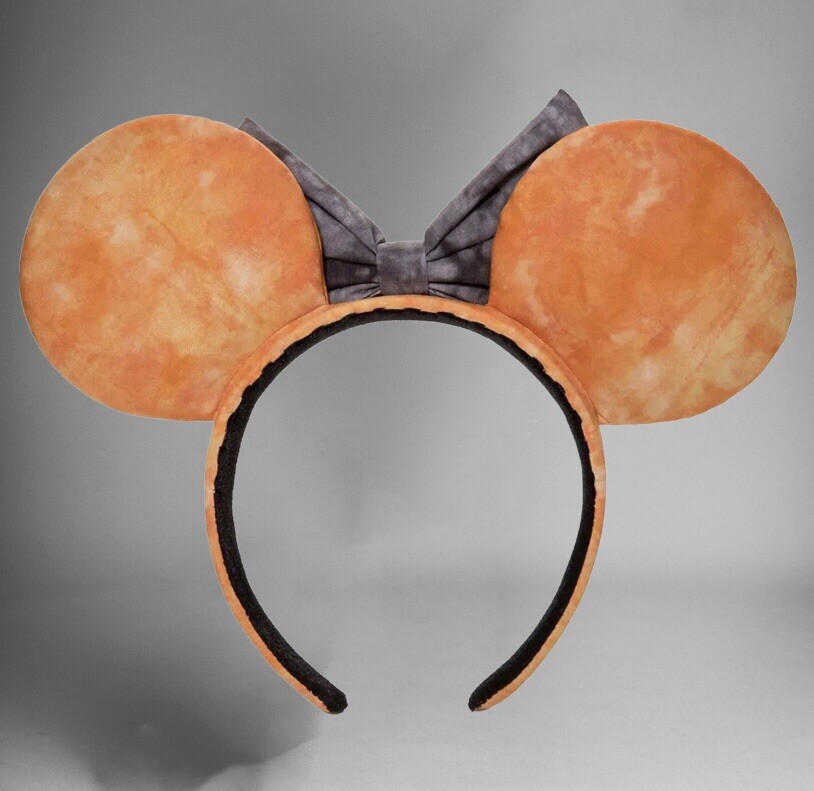New 2022 Disney Parks Halloween Black & Orange Minnie Mouse Ears Ear ...