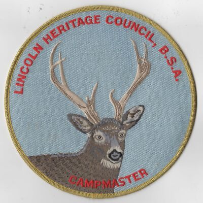 Campmaster Lincoln Heritage Council BSA Patch GMY Bdr. 7X7 [CA4335] | eBay
