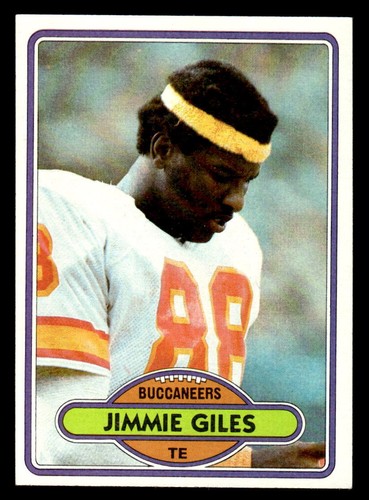 Jimmie Giles Tampa Bay Buccaneers Rookie 1980 Topps #131 | eBay