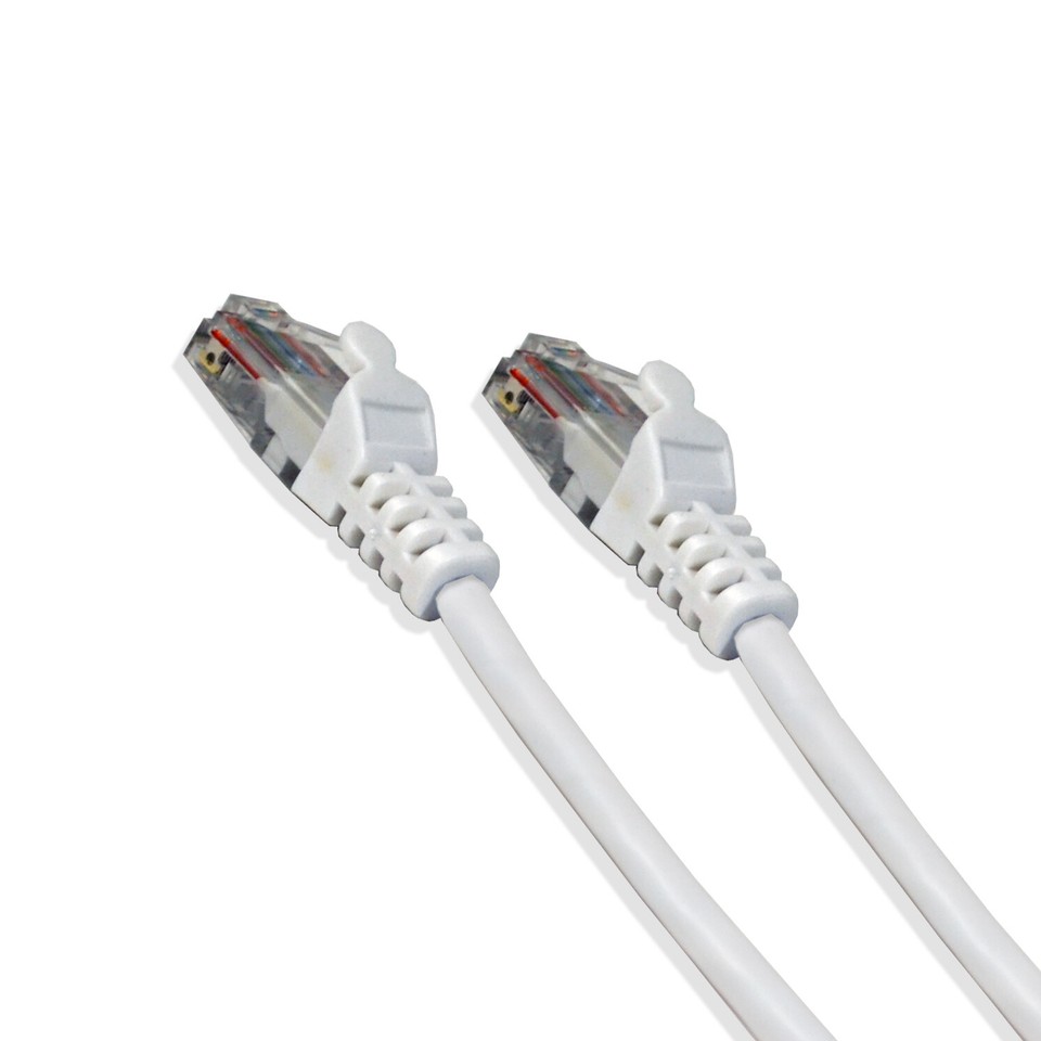 White 1-foot premium Cat6 Patch LAN Ethernet Network Cable (10 Pack) | eBay