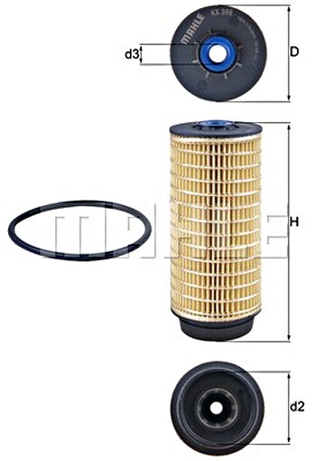 IVECO 500086009 - Cross reference fuel filters