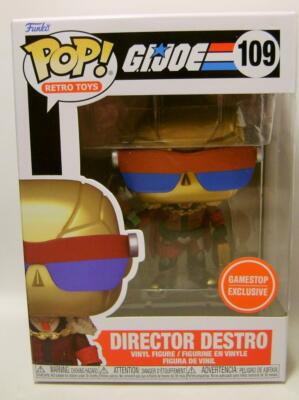 DIRECTOR DESTRO G.I. JOE FUNKO POP RETO TOYS #109 VINYL FIGURE 203 | eBay