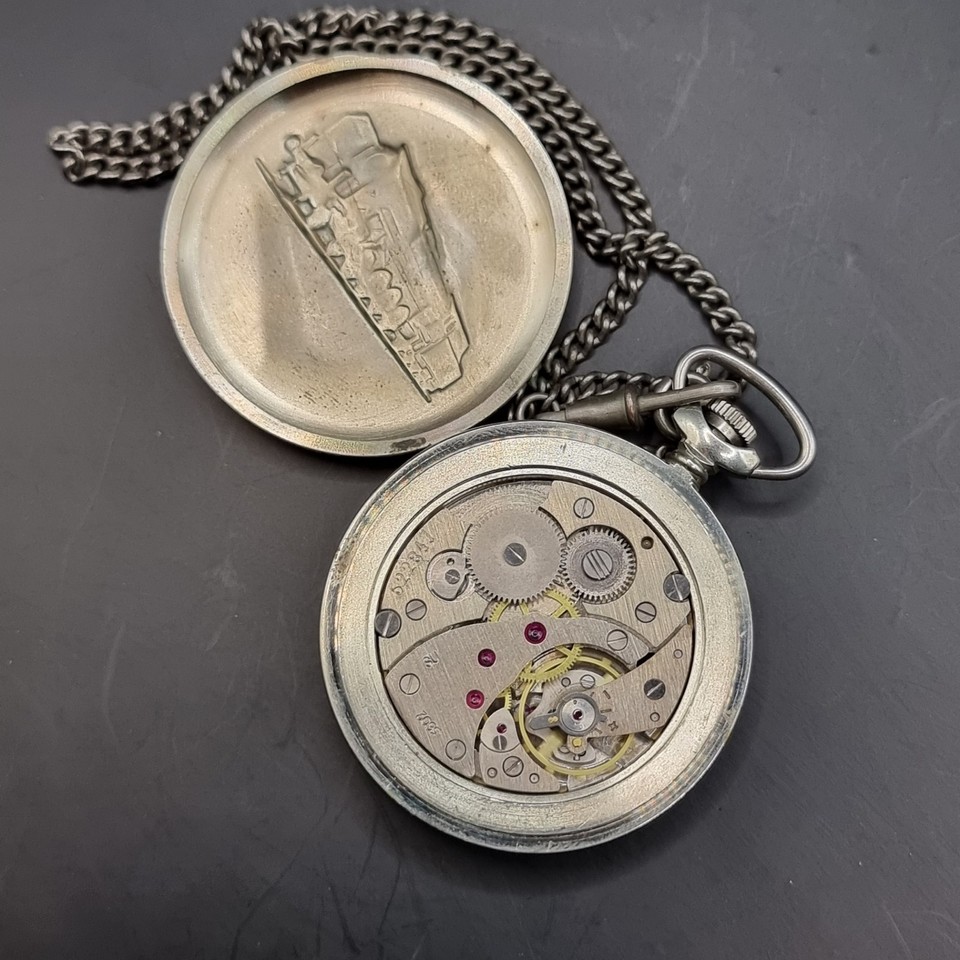 Vintage Antique Stye Fob Pocket Watch Molnija Train Watch | eBay UK