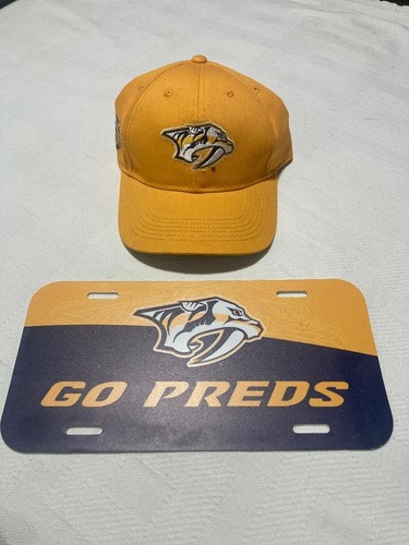 Nashville Predators Cap with Piano Key Brim and License Plate Christmas ...