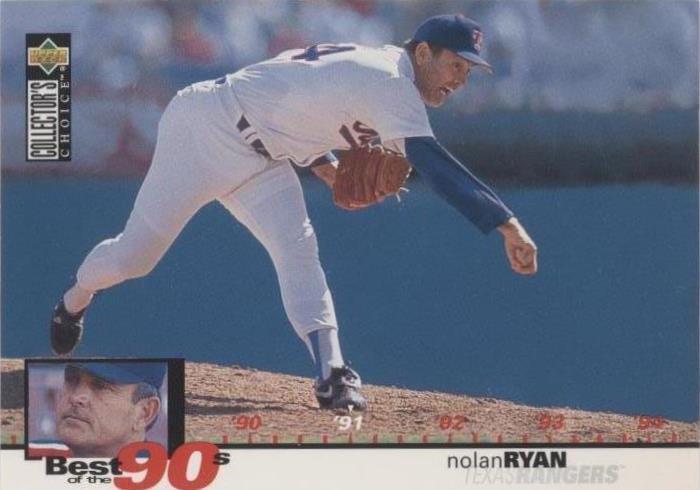 1995 Upper Deck Collector's Choice - Best of the 90s Nolan Ryan #52 for ...