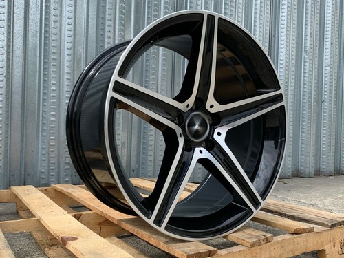 5x112 5-Spoke Rims 18x9 Square Set of 4 Fit Mercedes GLE GLK ML350 E450 ...