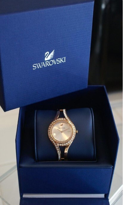 Swarovski Eternal Watch Crystal Bracelet Rose Gold-tone Finish 5377576 ...