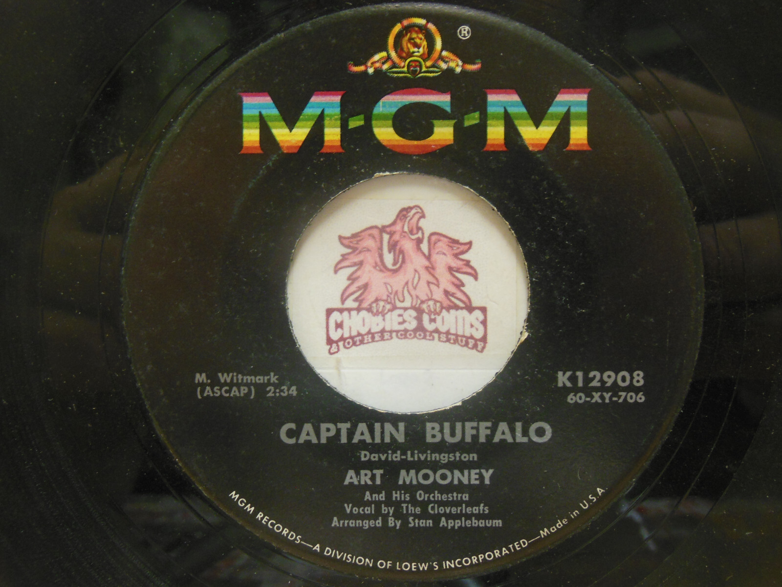 Art Mooney – Captain Buffalo / Banjo Boy, 45 RPM VG (14L) | eBay