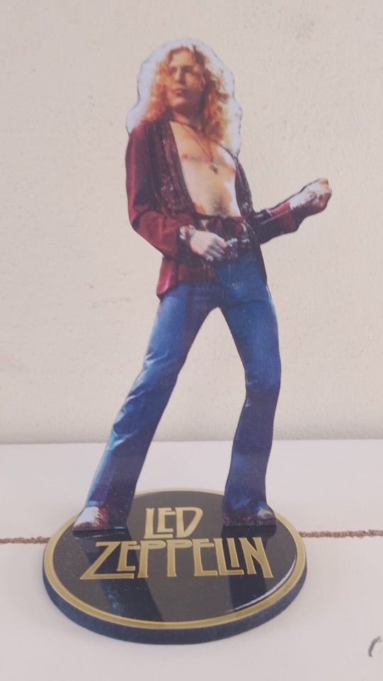 LED ZEPPELIN Band x 4 DISPLAY STANDEES 8" Figures Statues Cutout ...