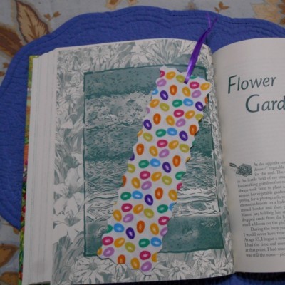 Bookmark JELLY BEAN or EASTER Fabric or Cloth Handmade Purple Ribbon | eBay