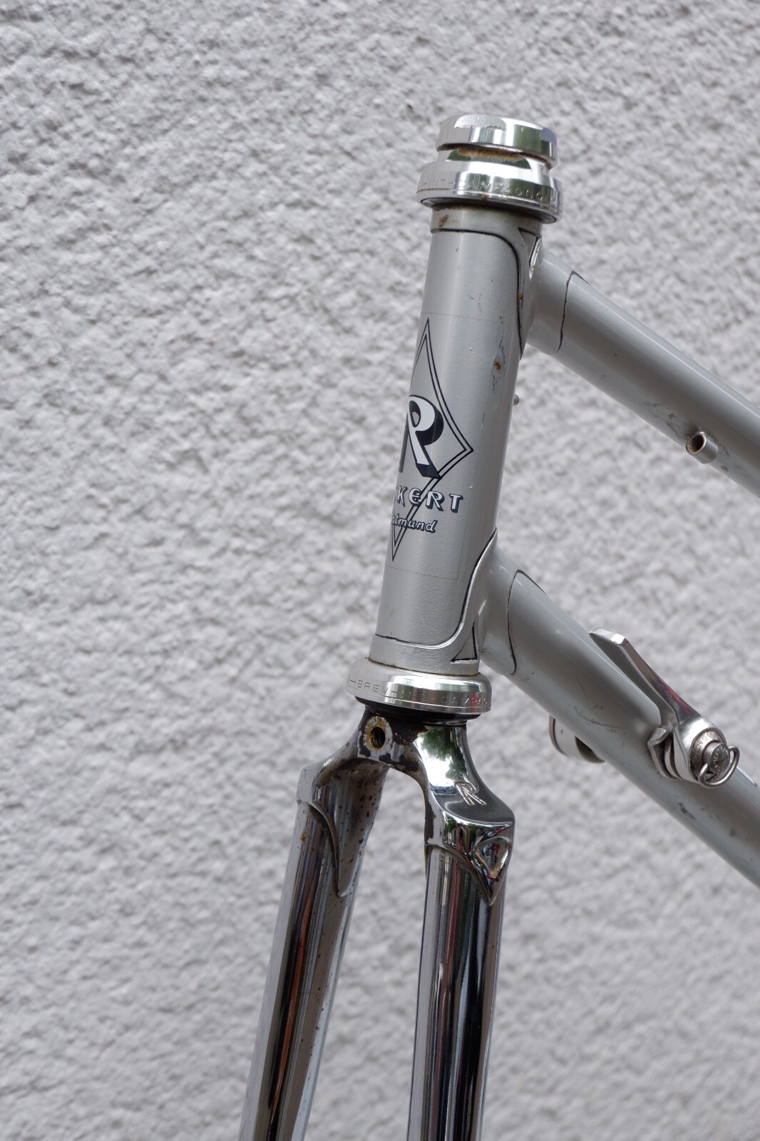 Hugo Rickert Rennrad Rahmen Damen silber RH 49cm Reynolds 531 ohne ...