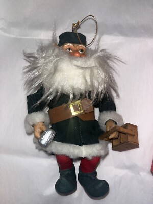 Workshop Elf with Hammer & Tool Box Christmas Doll 7” | eBay