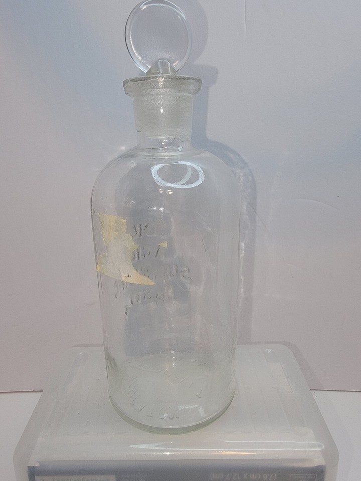 DIL ACID SULFURIC H2SO4 APOTHECARY BOTTLE (2)(307) | eBay