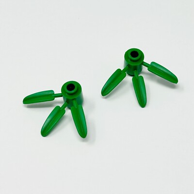 30176 LEGO Parts Brick Plant Round 1x1 w/ 3 Bamboo Leaves GREEN (2) | eBay