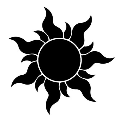 Tangled Corona Sun Rapunzel Die Cut Vinyl Decal | eBay