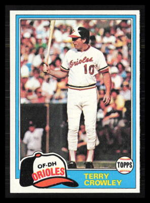 Terry Crowley 1981 Topps #543 Baltimore Orioles | eBay