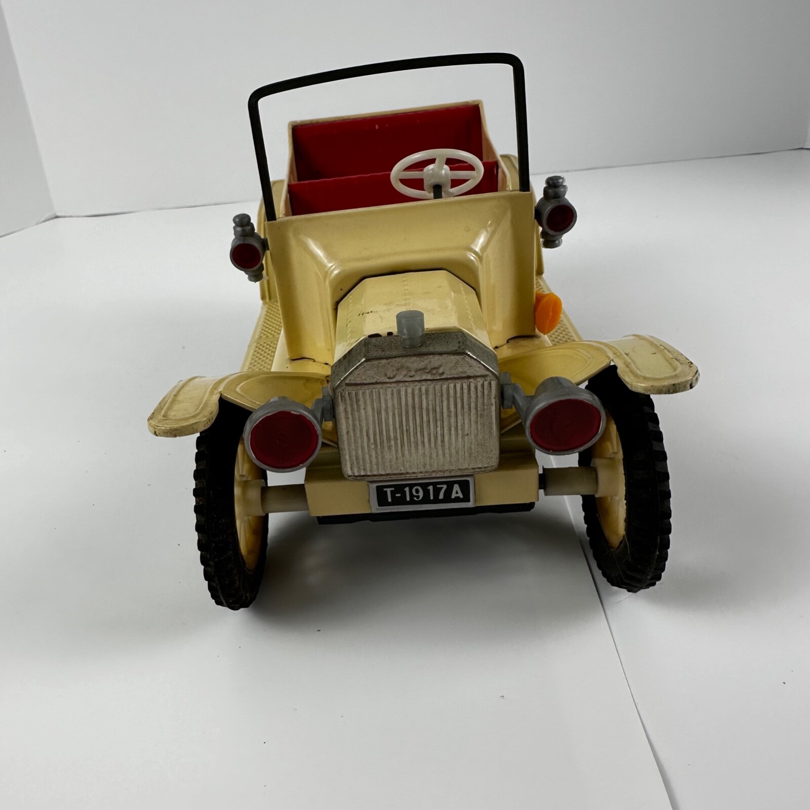 Tin 1917 Ford Model T Touring, Friction Toy Car Spoked Wheels T1917A | eBay