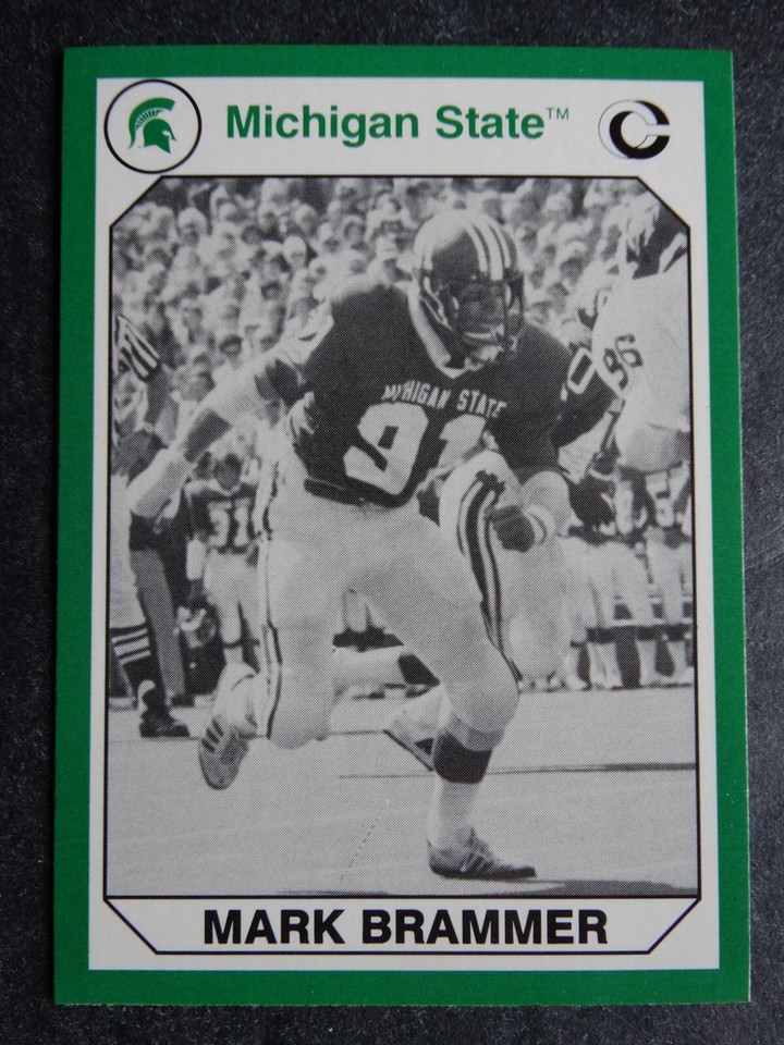 1990 Collegiate Collection Michigan State Football Card Complete Your ...