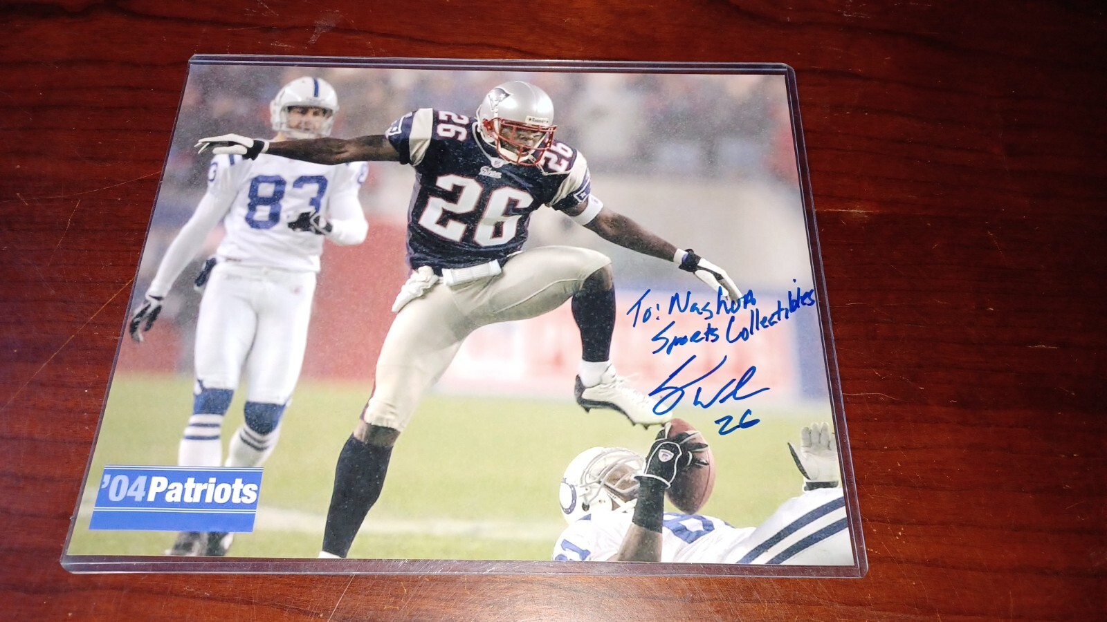 Eugene Wilson #26 Signed Superbowl Photo Authentic Autographed 8 X 10 ...
