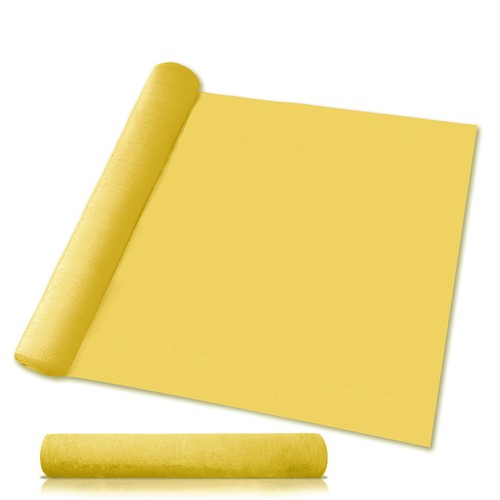 Yellow 6' Fabric Roll Sun Shade Cloth Privacy Fence Screen for Awning ...