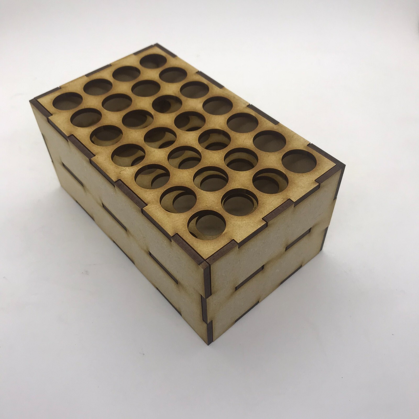 PEN BOX HOLDER (FLAT PACKED) organiser sharpie marker storage pot MDF ...