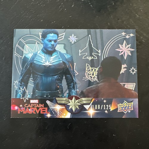 2020 Upper Deck Avengers Endgame Captain Marvel #35 Spectrum /125 ...