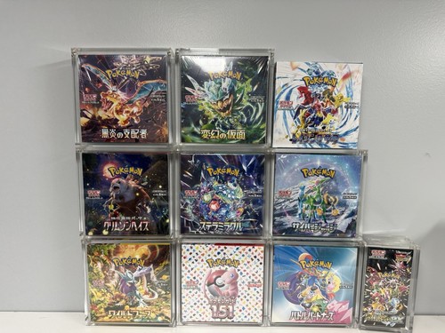 Pokemon Japanese Booster Boxes Scarlet and Violet sealed lot of 10 ...