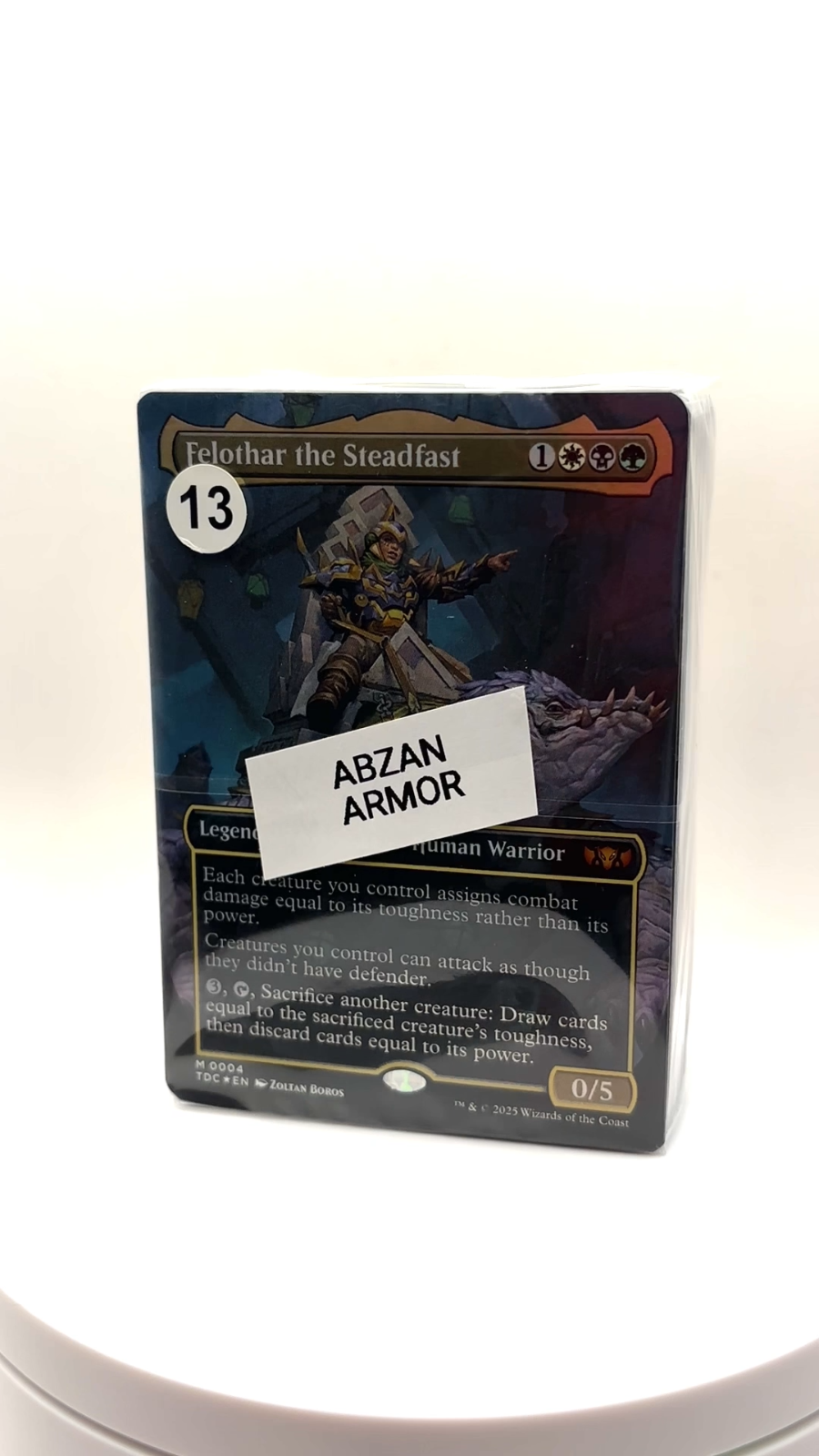 Magic MTG ABZAN ARMOR SEALED NEW Commander Deck - Tarkir: Dragonstorm ...