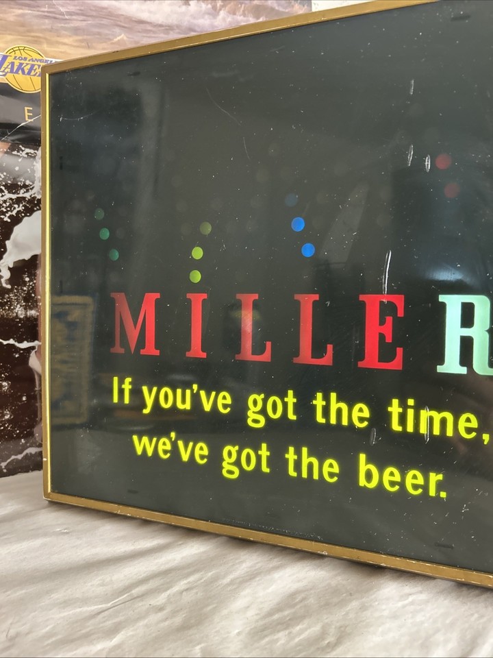 Miller High Life Bouncing Ball motion beer sign replacement scroll ...