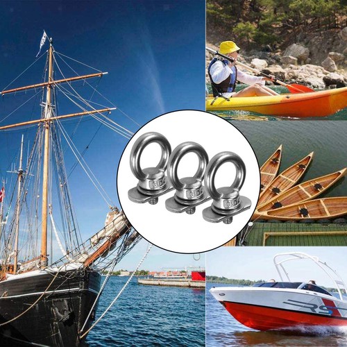 3x Kayak Track Mount Tie Down Eyelet O Ring Adapter Canoes Boats | eBay ...