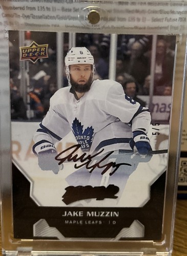 Jake Muzzin 2020-21 Upper Deck MVP Super Script Black #5/5 Toronto ...